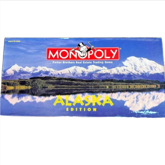 Hasbro | Games | Vintage Monopoly Alaska Edition Great Land State Board ...